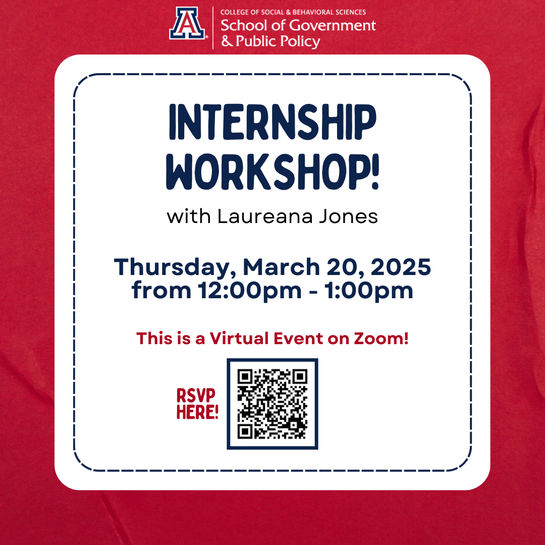 Internship Workshop with Laureana Jones, SGPP's Internship Coordinator ...